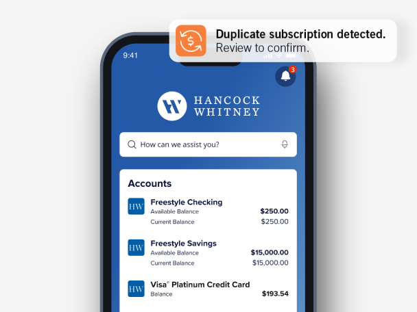 Mobile Banking App | Hancock Whitney Bank